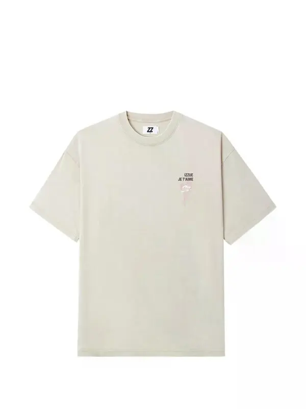 Izzue Graphic-print Short-sleeve T-shirt - Neutrals