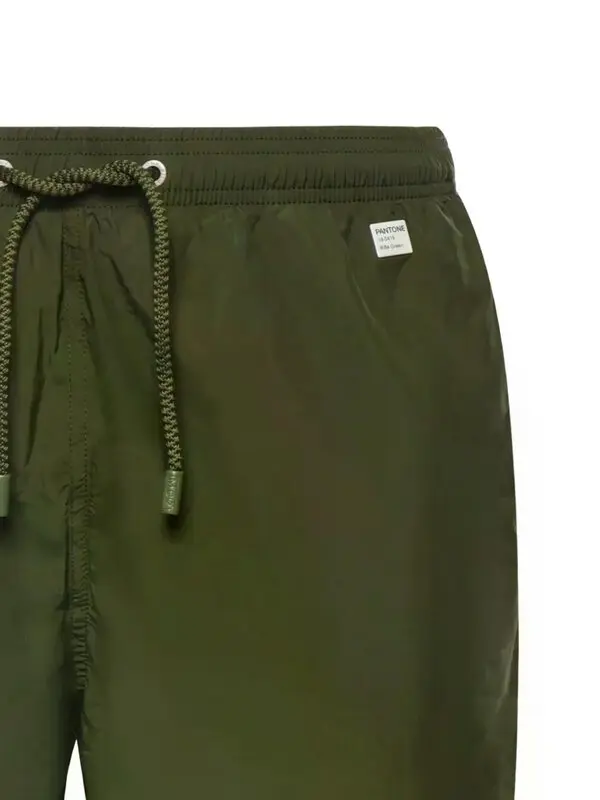 MC2 SAINT BARTH Logo-patch Swim Shorts - Green