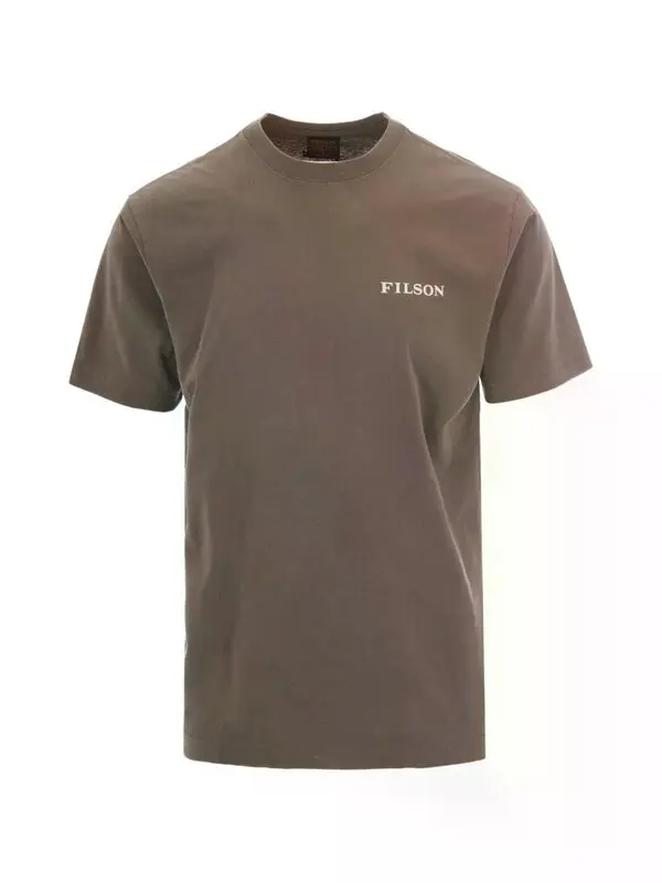Filson Logo-print Graphic-back T-shirt - Brown