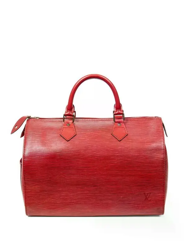 LOUIS VUITTON Speedy Tote Bag - Red