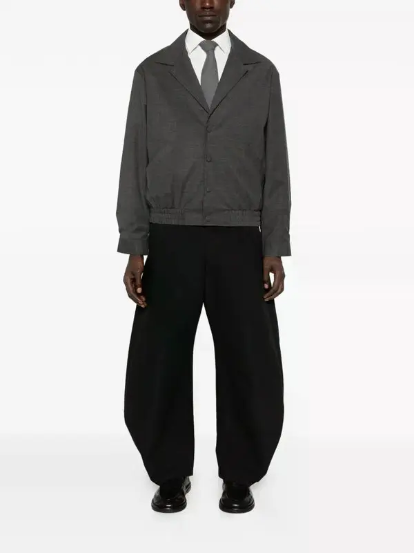 LC23 Notched Lapel Bomber Jacket