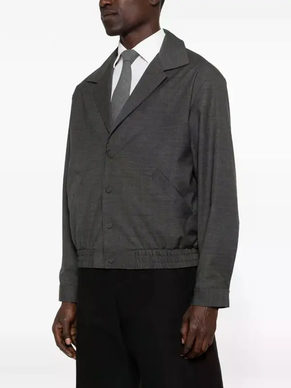LC23 Notched Lapel Bomber Jacket