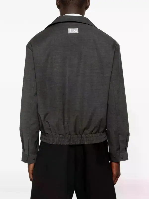LC23 Notched Lapel Bomber Jacket