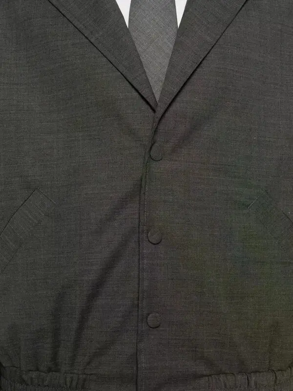 LC23 Notched Lapel Bomber Jacket