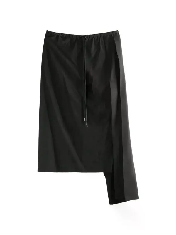 Yohji Yamamoto Asymmetric Drawstring Skirt