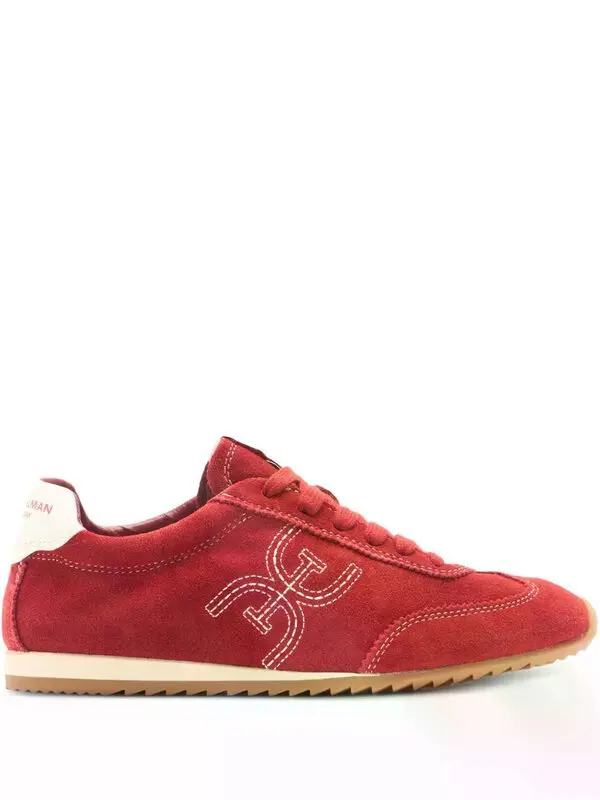 Sam Edelman Logo Detail Lace-up Sneakers - Red