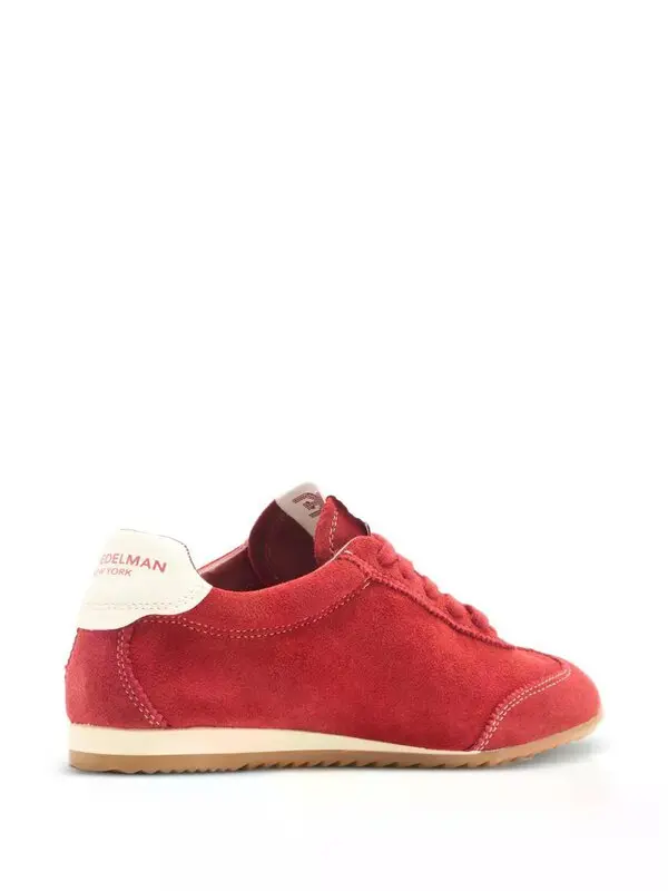 Sam Edelman Logo Detail Lace-up Sneakers - Red