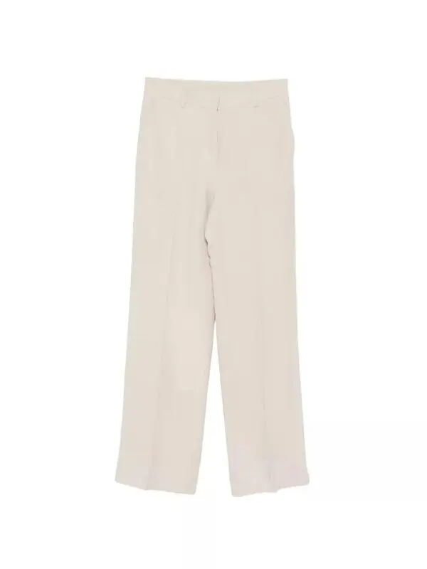Antonelli Firenze Robinia Pressed-crease Trousers - Grey