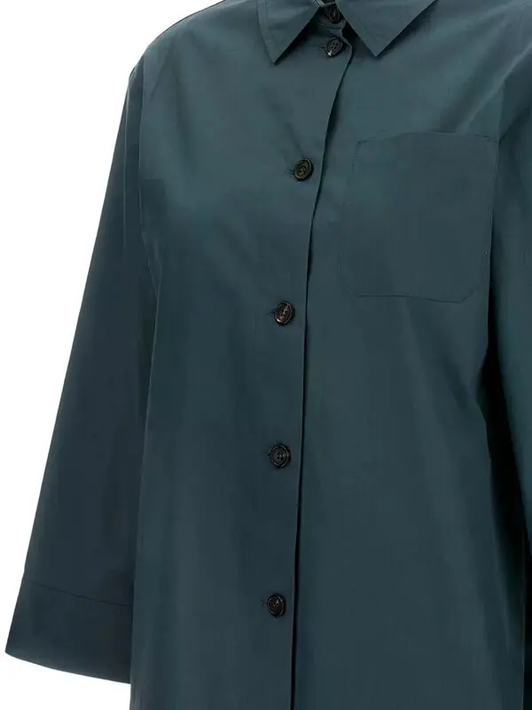Max Mara Classic Collar Shirt - Grey