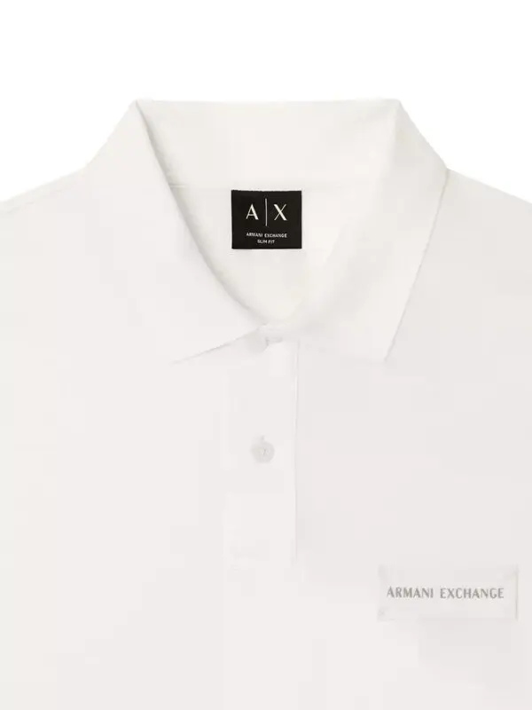 Armani Exchange Logo-patch Polo Shirt