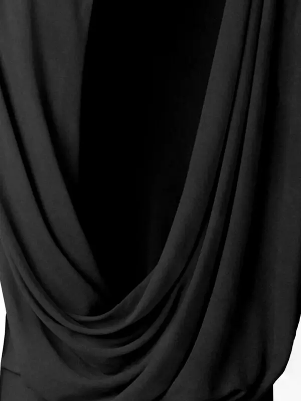 Jacquemus Le Haut Mistral Draped-back T-shirt - Black