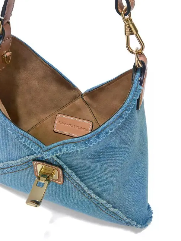 Ermanno Scervino Mini Clio Denim Tote Bag