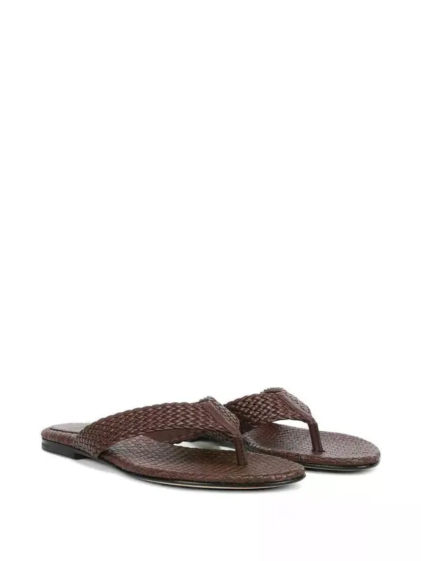 Vince Lotus Woven Thong Sandals
