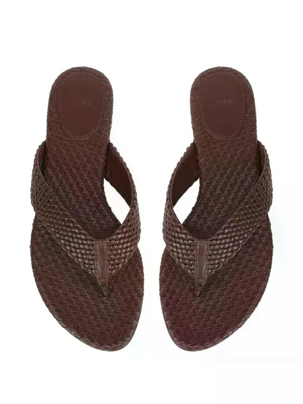 Vince Lotus Woven Thong Sandals