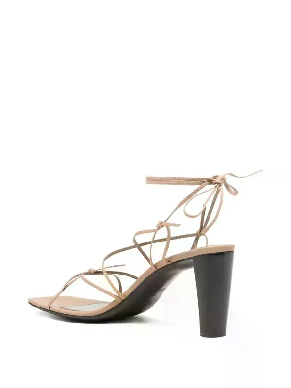 LEMAIRE Mignons 80mm Heel Leather Sandals