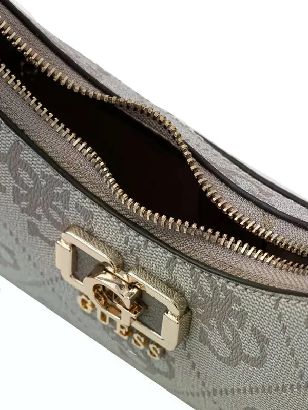 Guess Karnilla Monogram Shoulder Bag - Grey