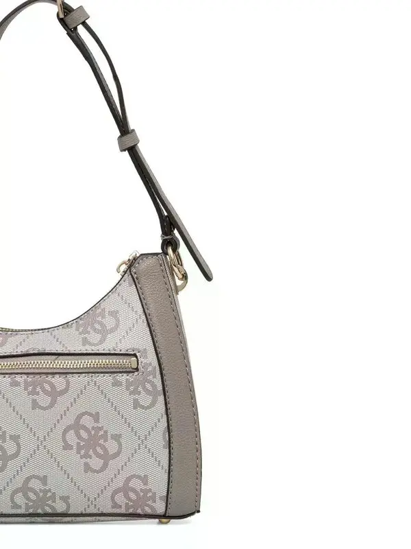 Guess Karnilla Monogram Shoulder Bag - Grey