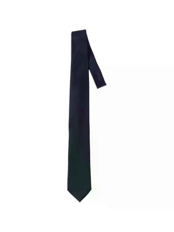LUIGI BIANCHI MANTOVA Textured Neck Tie - Blue