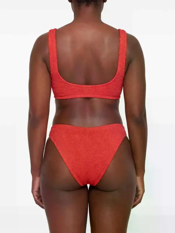 PARAMIDONNA Textured Ring Detail Cut-out Bikini