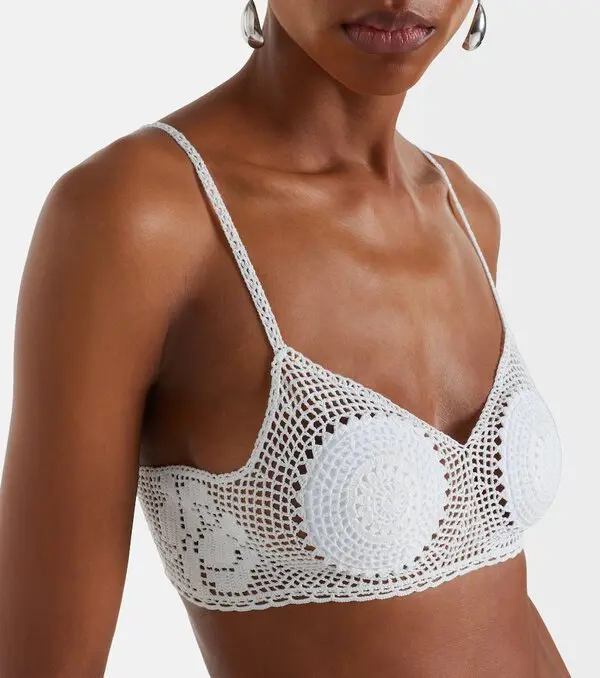 Magda Butrym Crochet Cotton Bra