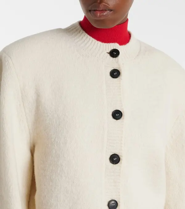 RÓHE Wool Cardigan - Beige