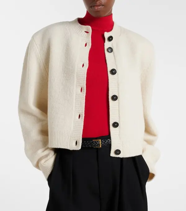 RÓHE Wool Cardigan - Beige