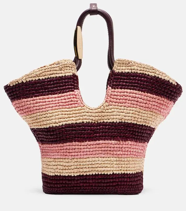 Zimmermann Small Raffia Top-handle Bag - Multicoloured
