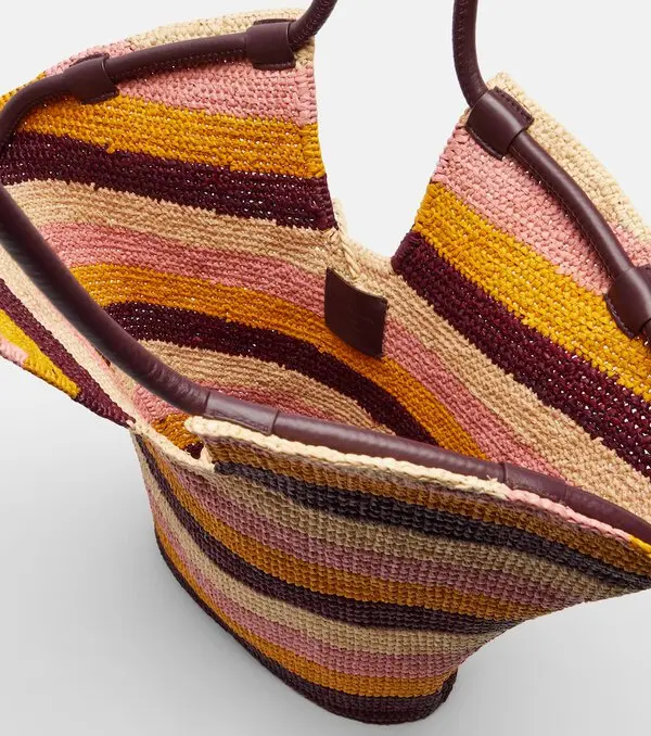 Zimmermann Golden Time Large Raffia Tote Bag