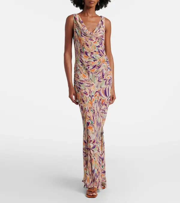 ALEXANDRA MIRO Harper Printed Maxi Dress