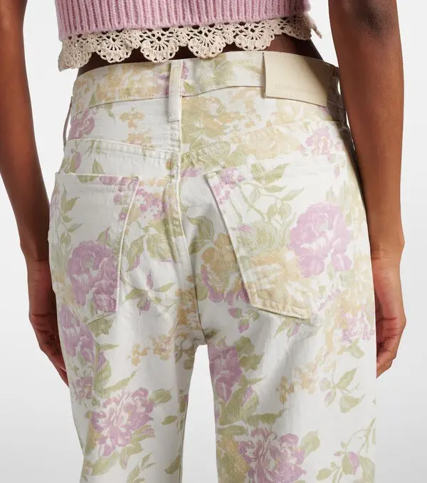 Citizens Of Humanity Kimberly Floral Flared Jeans