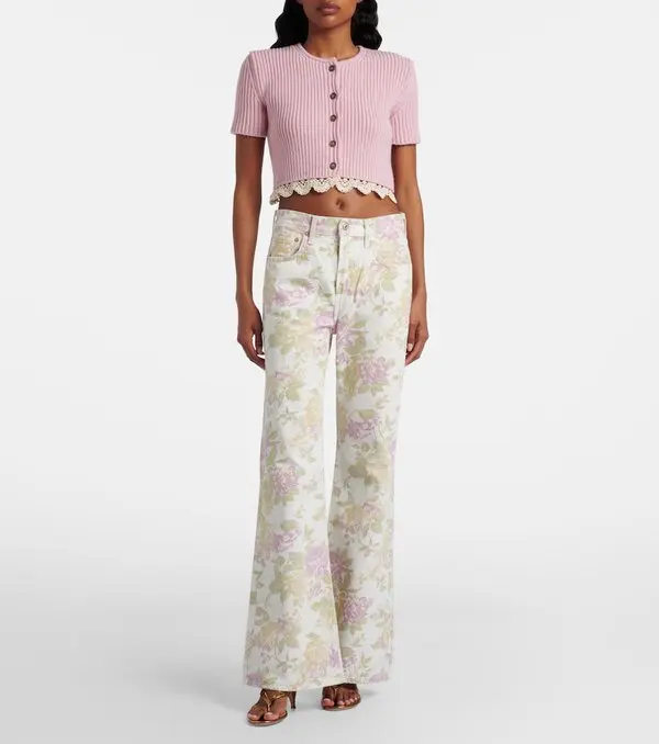 Citizens Of Humanity Kimberly Floral Flared Jeans