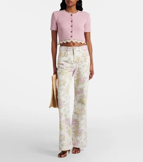 Citizens Of Humanity Kimberly Floral Flared Jeans