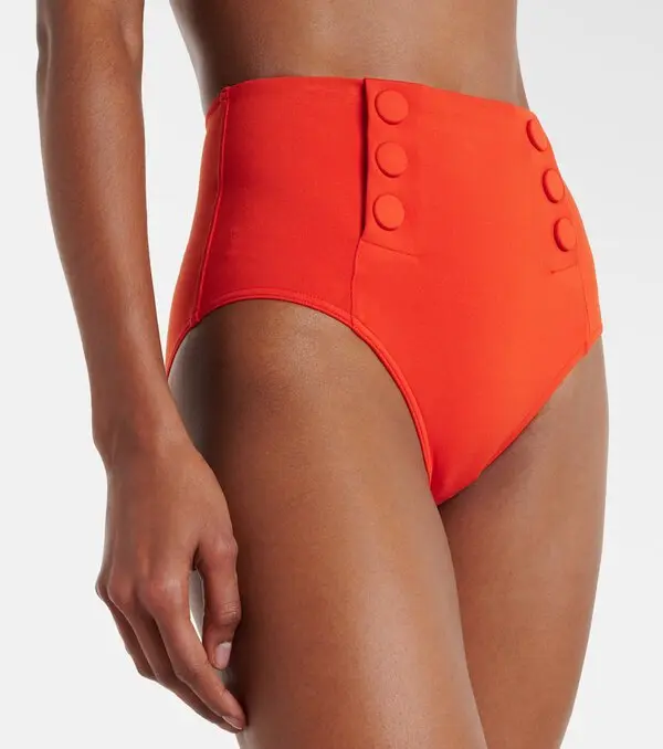 ERES Flaneuse High-rise Bikini Bottoms - Red