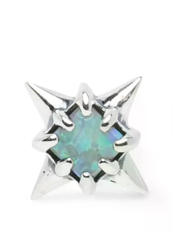 STOLEN GIRLFRIENDS CLUB Tone Gothic Star Earrings - Silver