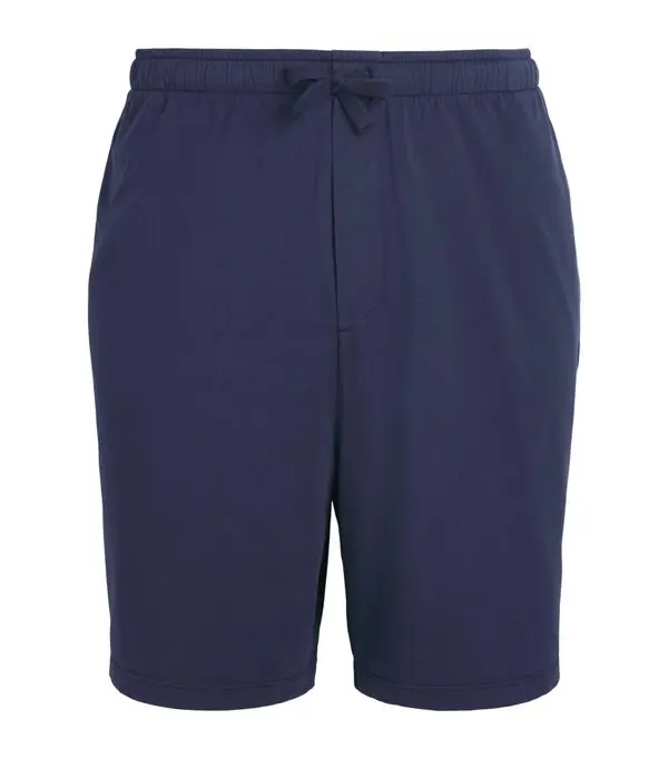 Harrods Cotton Pyjama Shorts - Navy