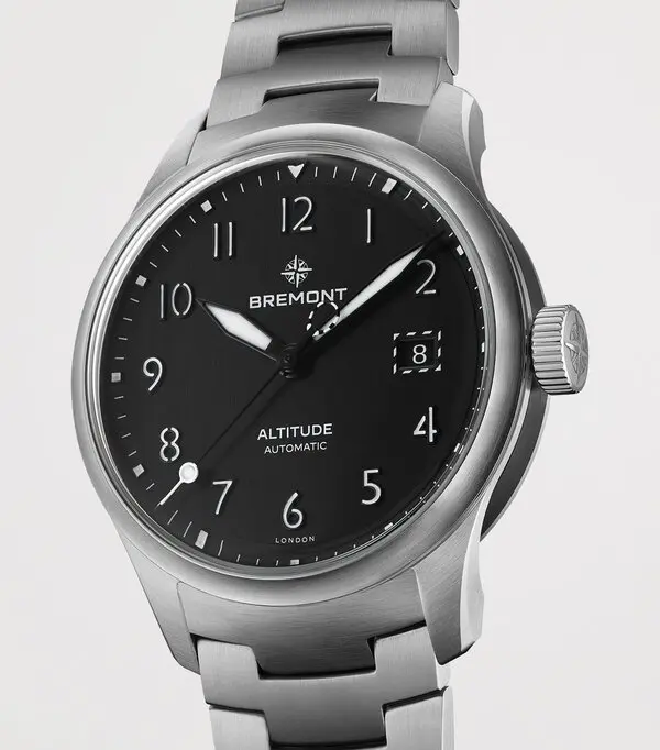 BREMONT Stainless Steel Altitude Date Watch