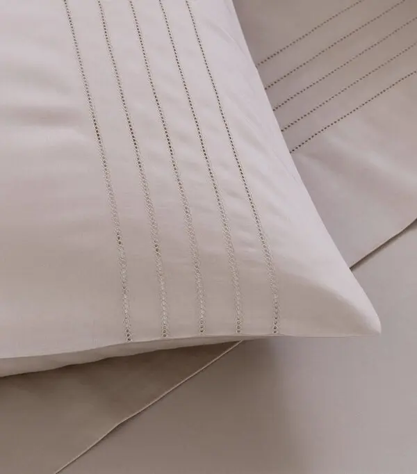 Frette Cotton Lush Ajour King Flat Sheet Set
