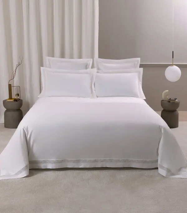 Frette Cotton Balance Lace Oxford Pillowcase