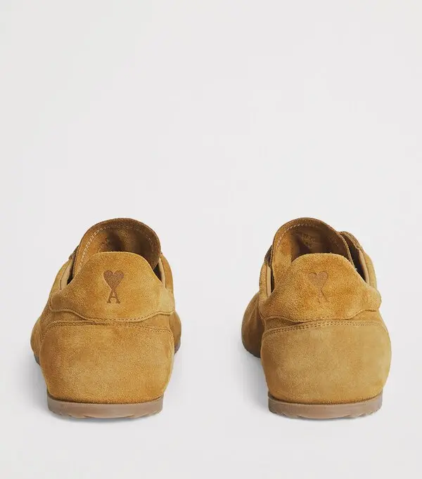 AMI Paris Suede Soft Sneakers