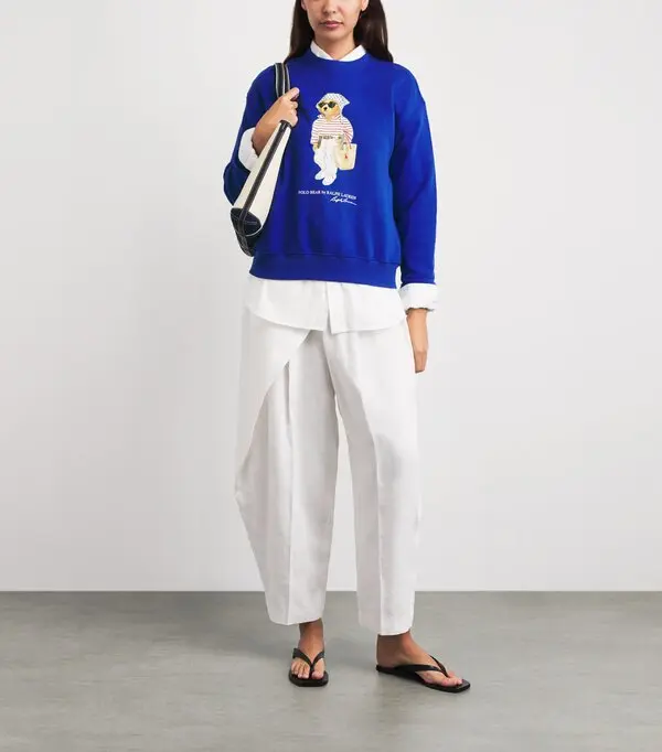 Polo Ralph Lauren Crewneck Polo Bear Sweatshirt - Blue
