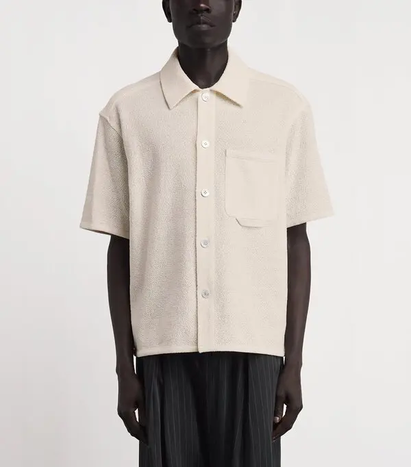 WOOYOUNGMI Seersucker Short-sleeve Shirt