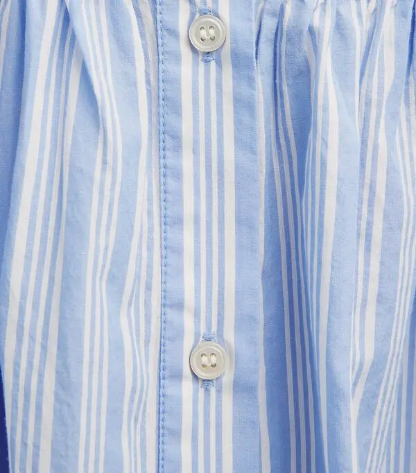 DÔEN Organic Cotton Stripe Maxi Skirt