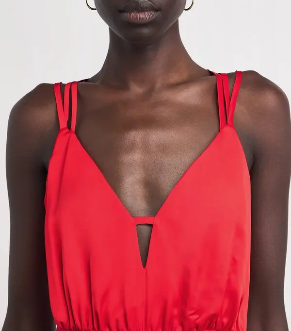 Sandro Asymmetric Maxi Dress
