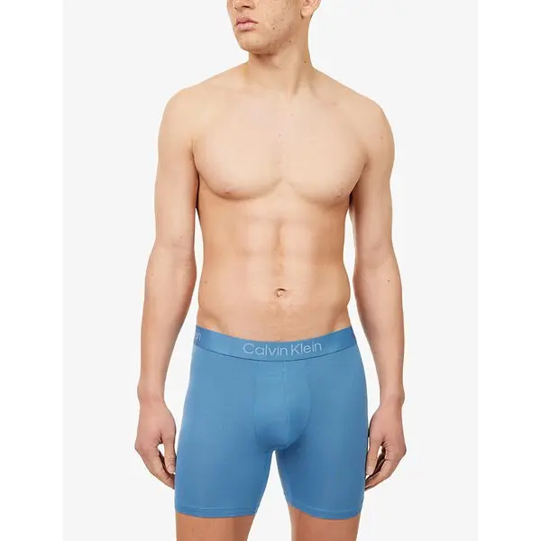 Calvin Klein Ultra Soft Pack Of Three Modal-jersey Boxer Briefs