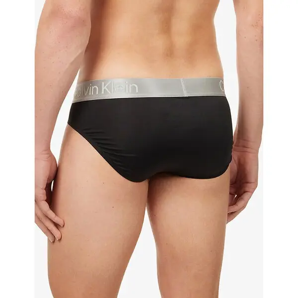 Calvin Klein Micro-stretch Pack Of Three Jersey Briefs