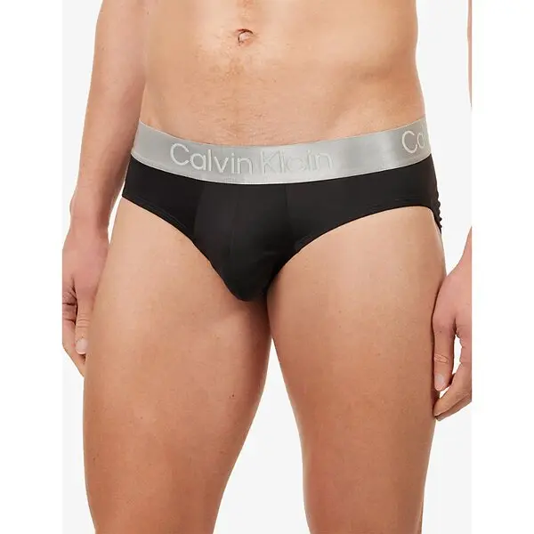 Calvin Klein Micro-stretch Pack Of Three Jersey Briefs