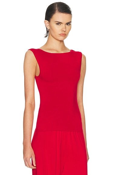KYE Sleeveless Bateau Neck Top - Corbusier