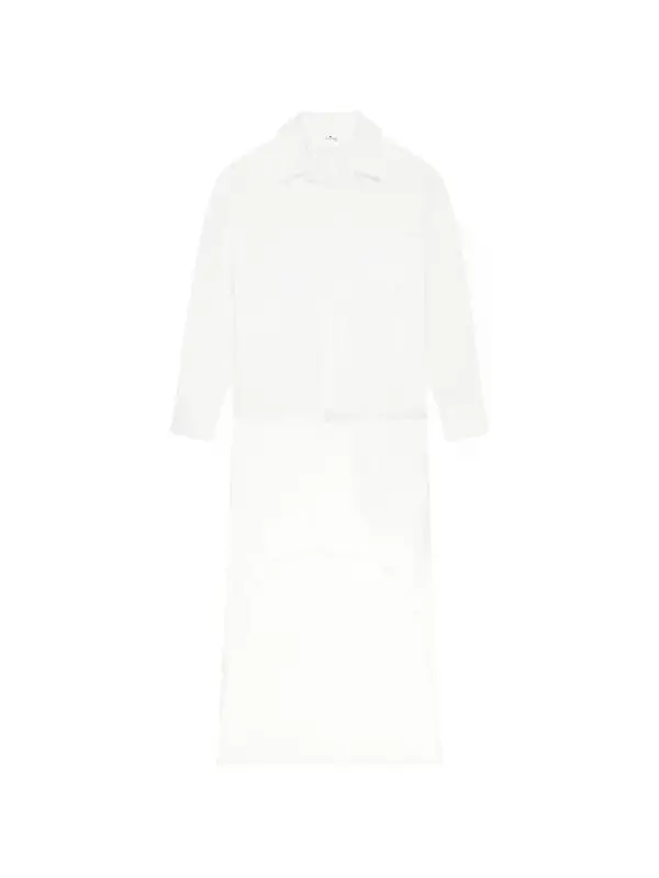 COURREGES Asymmetrical Shirt Dress