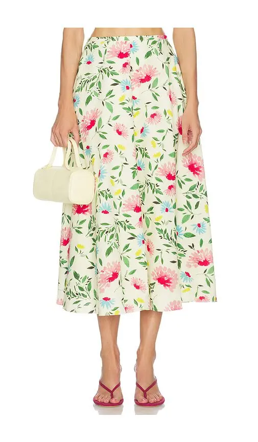 Astr The Label Myria Printed Skirt