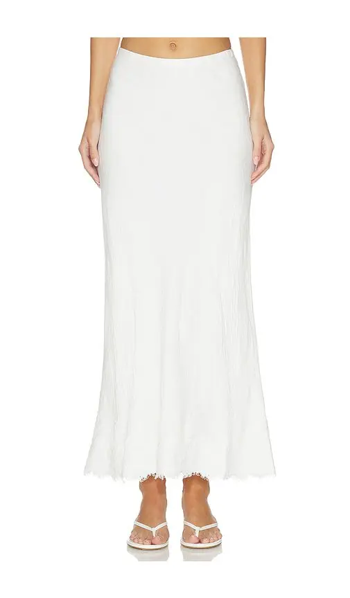 SISTER NY Kristen Maxi Skirt - White